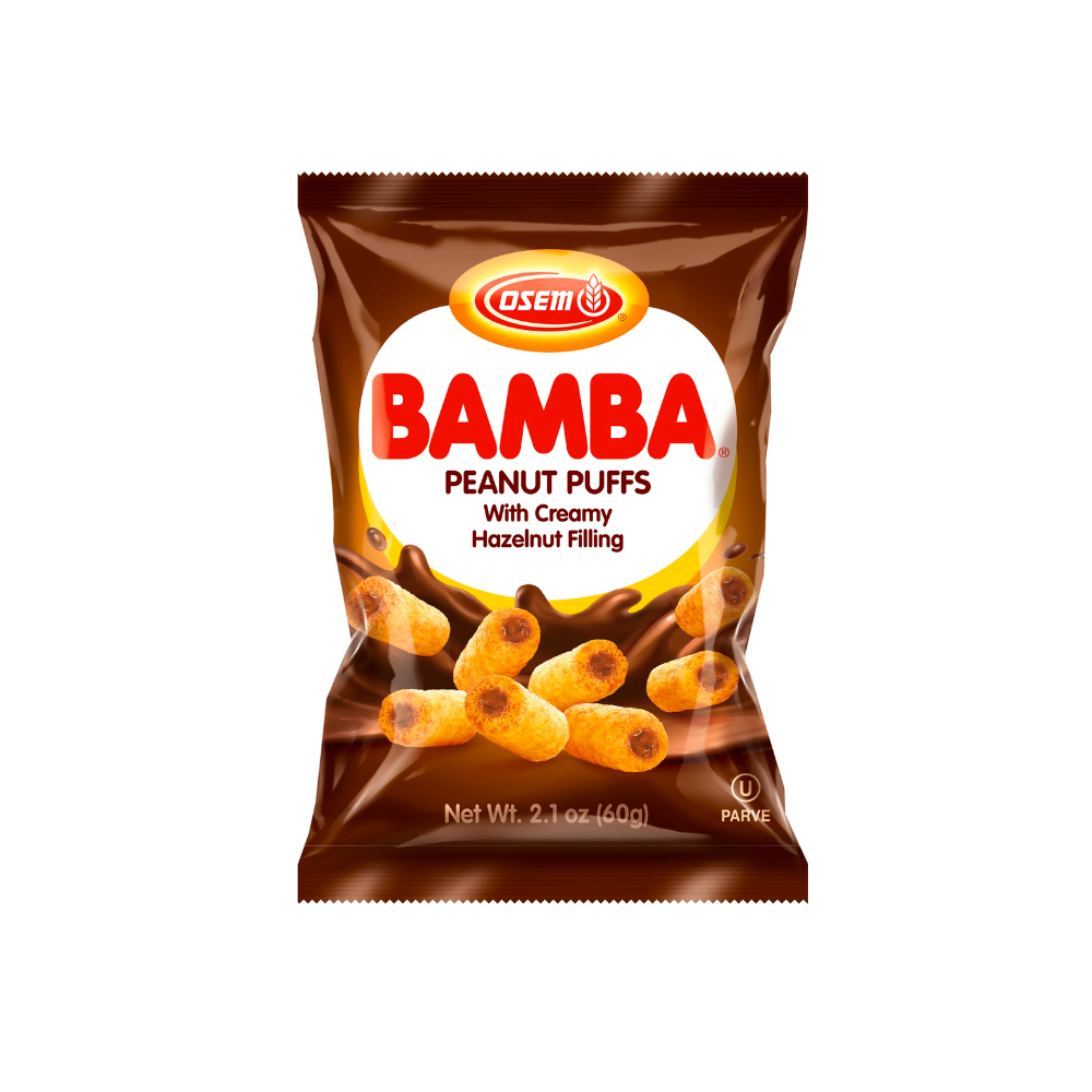Osem Bamba Peanut Snack Hazelnut 60g – Solly's Online Grocery