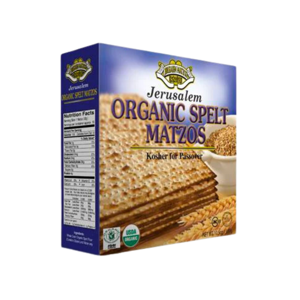 Jerusalem Organic Spelt Matzos 300g – Solly's Online Grocery